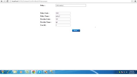 SubsDotNet Adding Confirmation Box And Pop Up In Page Using VB NET