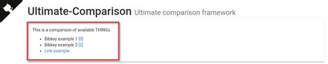 GitHub Ultimate Comparisons Ultimate Comparison Framework The Base Of All Ultimate