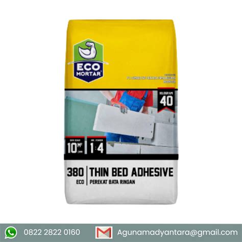 Jual Semen Eco Mortar Perekat Bata Ringan Shopee Indonesia