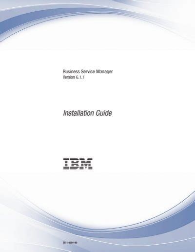 Ibm Tivoli Business Service Manager Installation Guide