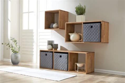 Regal Cube B Den Eiche D Nisches Bettenlager