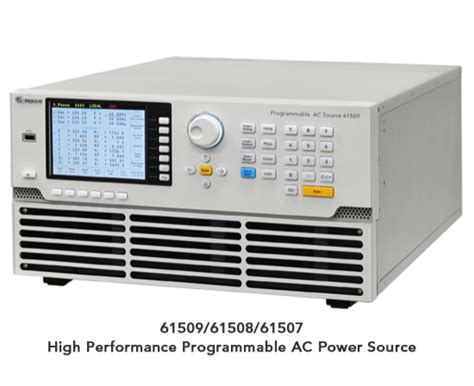 Chroma Ac Power Source 61500 Series 6151161512 12kva To 160kva