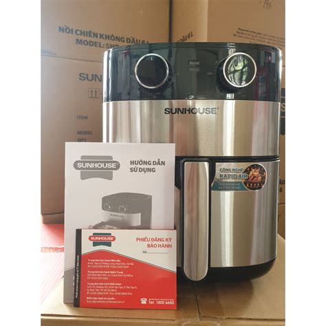 Nồi chiên không dầu 6L SHD4026 của Sunhouse Khẳng định và đảm bảo hàng