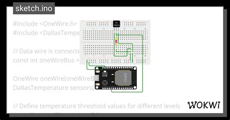 Temp Sensor Esp Wokwi Esp Stm Arduino Simulator