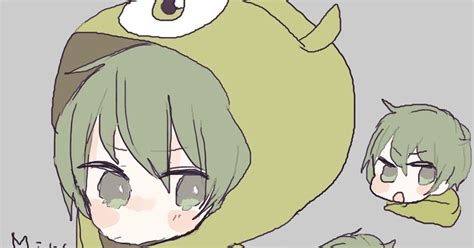 モンスターズインク擬人化 まいく ぱぷる天兎兎虫のイラスト Pixiv