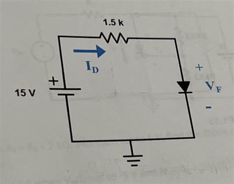 Solved A Regular Pn Junction Diode Is Connected To The Chegg