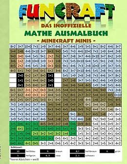 Funcraft Das Inoffizielle Mathe Ausmalbuch Minecraft Minis Cover