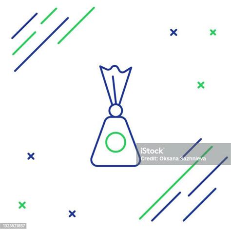 在白色背景上隔離的線糖果圖示五顏六色的輪廓概念向量向量圖形及更多健保和醫療圖片 健保和醫療 冰 剪裁圖 Istock