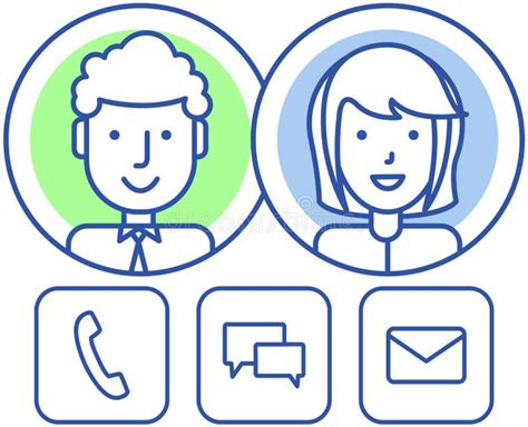 Smart Phone With Function Buttons Incoming Call Email And Chat People Face Avatar On Screen