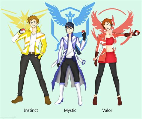 Pokemon GO Team Leaders By THE L0LLIP0P On DeviantArt