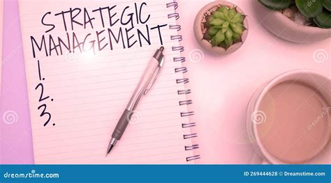 Inspiration Showing Sign Strategic Management Business Showcase