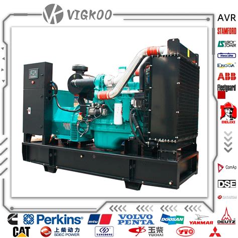 50hz 200kva 6cta83 G2 Open Type Diesel Dcec Cummins Engine Generator