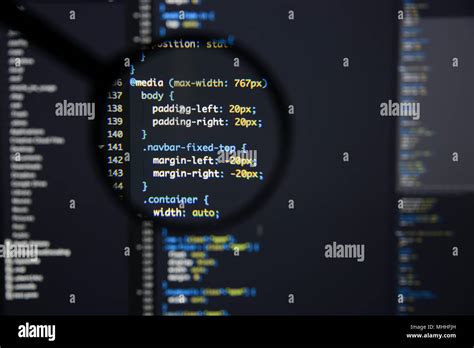 Real Css Code Developing Screen Programing Workflow Abstract Algorithm