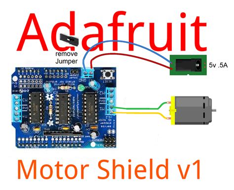 Adafruit Motor Shield V1 And V2 Dorobot By J3 Jungletronics Medium