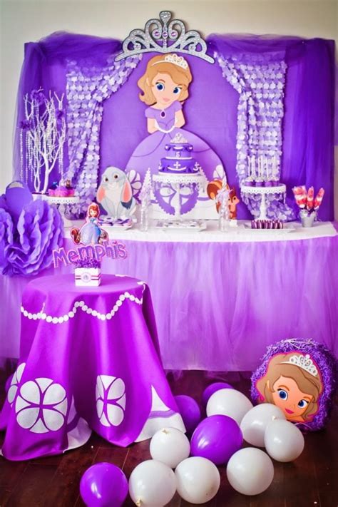 16 Sofia The First Birthday Party Ideas Pretty My Party 55 Off