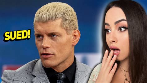 Cody Rhodes WWE Getting SUED Bunnymon Reaction YouTube