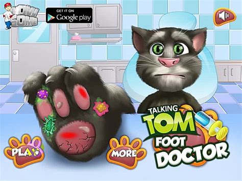 My Talking Tom Talking Tom Foot Doctor Talking Tom Baby Games