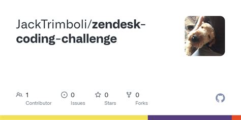 Github Jacktrimboli Zendesk Coding Challenge