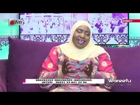 REPLAY WAREEFU Ramadan Pr SAIDA FATOU BINTOU DIOP Mai YouTube