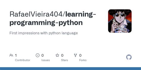 Github Tropicalkhaoticlearning Programming Python First Impressions