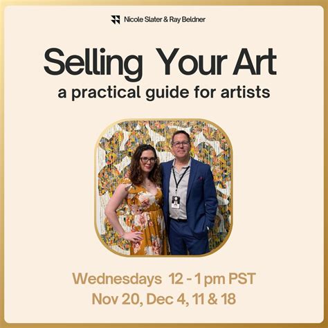 Artist Coach Nicole Slater And I Have Come Up With A Workshop That