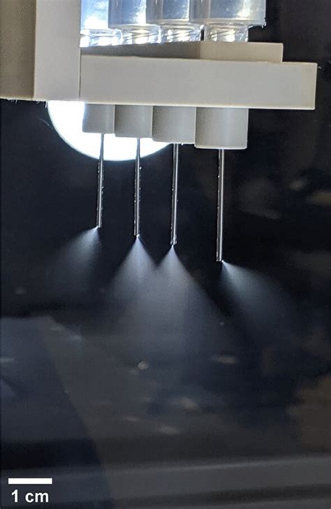 Cone Jet Formation Of 3 Wt Esd 4060 Ethanol And Water Mixture The Download Scientific