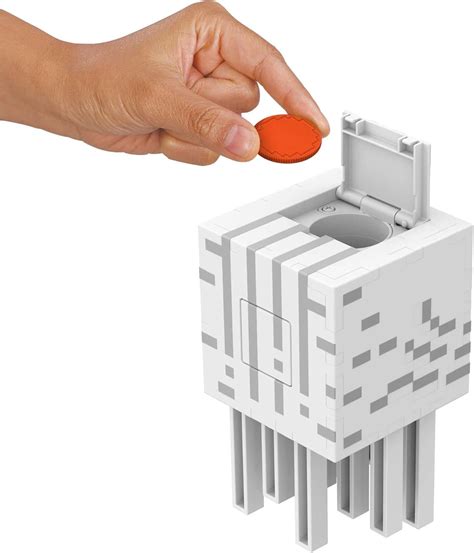 Minecraft Fireball Ghast Figure Authentic Pixelated Video Game