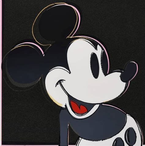 Andy Warhol Myths Mickey Mouse 1981 Maddox Gallery