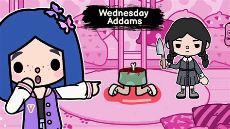 Goth Girl Become Wednesday Addams Actress Toca Life Story Toca Boca