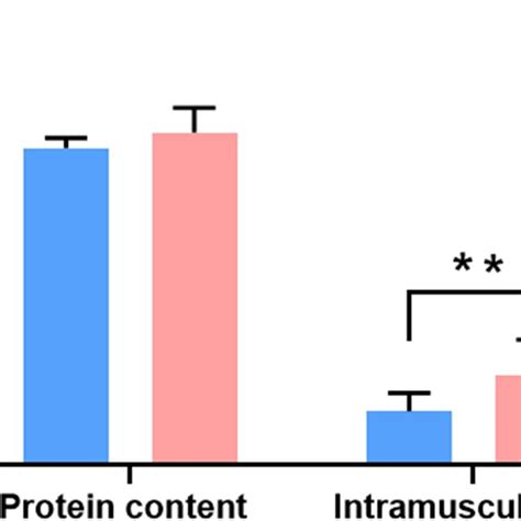 Imf And Protein Contents Of Bf And Ld Muscle Tissues T Test P