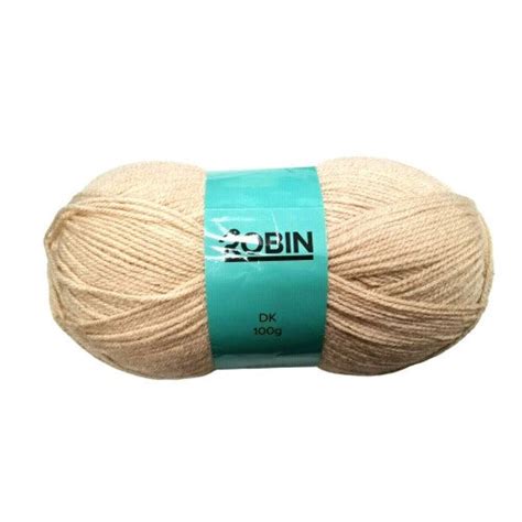 Robin Dk Double Knit Wool Yarn 100g Ball Honey
