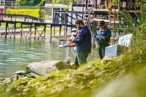 Marn Toma Muestras De Agua En Lago De Coatepeque Para Evaluar Su