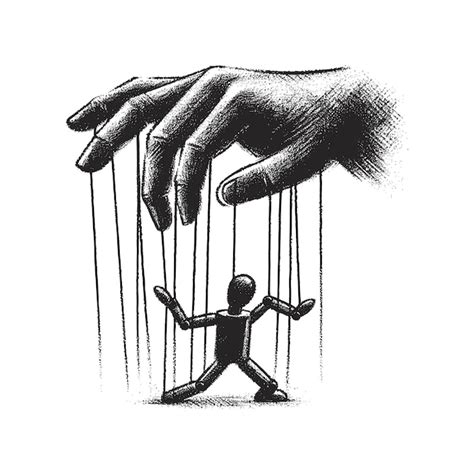 Puppet Master Premium Vector