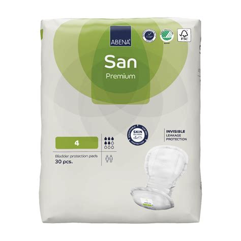 Abena San Pads With Adhesive Discreet Bladder Protection