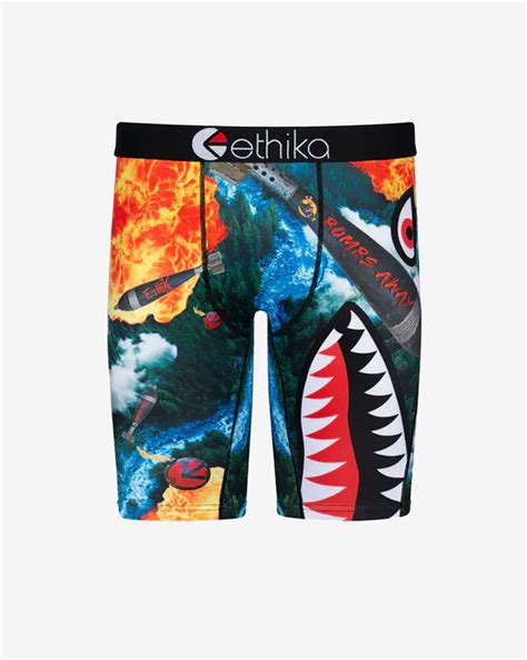 Shop Ethika Bomber Bombs Away Briefs Blst2111 Multi Snipes Usa