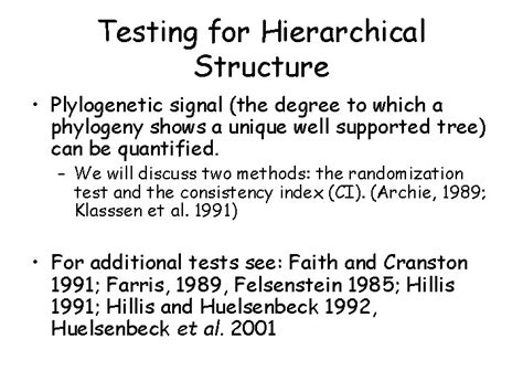 Hierarchical Structuring Of Trait Data Bot 940 Evidence