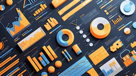 Premium Photo Handcrafted Clay Infographic A Tactile Approach To Visualizing Statistics And