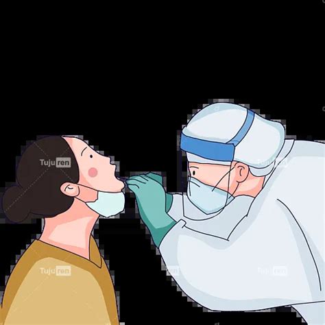 卡通疫情核酸插画免抠元素素材模板下载 图巨人