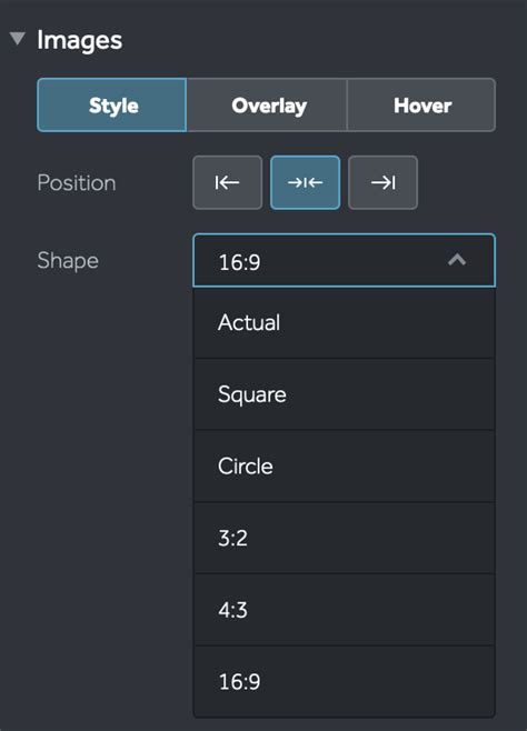 Image Ratio Options SpaceCraft Support Knowledge Base