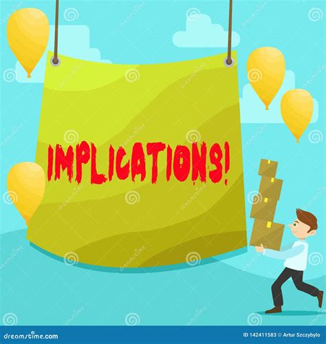 Text Sign Showing Implications Conceptual Photo Conclusion State Of