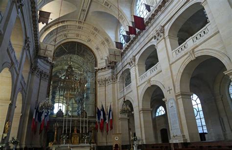 Saint Louis Cathedral Interior Les Invalides Editorial Stock Photo