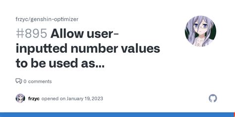 Allow User Inputted Number Values To Be Used As Conditionalvalue