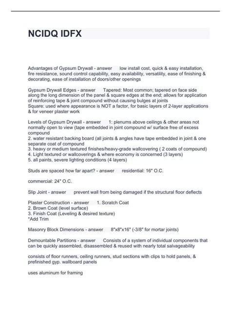 Ncidq Idfx Questions And Answers 100 Correct Ncidq Stuvia Us