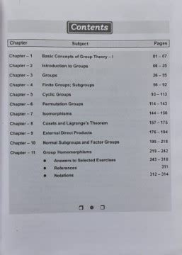 GROUP THEORY I SEM III CORE VI KALYANI Om Sairam Books