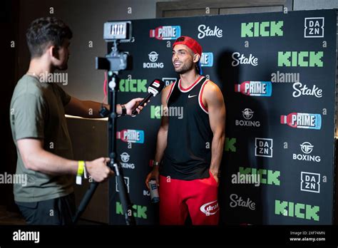 london united kingdom 01 jul 2024 sami hamed left gives interview