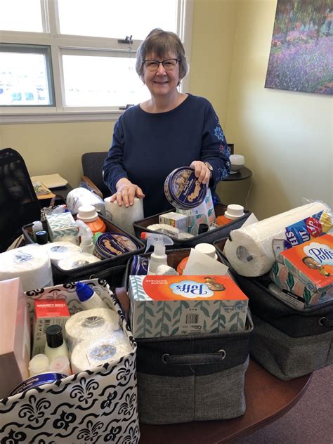 CRC Distributes Care Baskets To Cancer Patients In Western Maine Twin