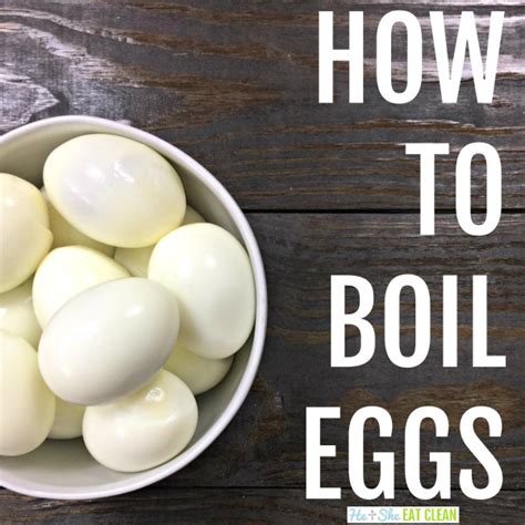 How To Boil Eggs