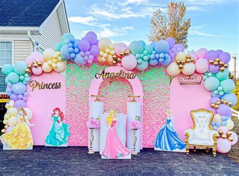 Princess Angelina Birthday Party Balloons 🎉