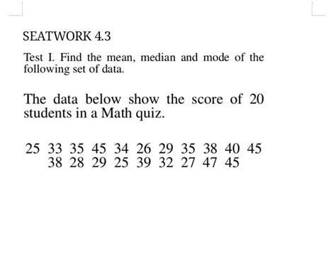 Statistics Find The Mean YouTube Worksheets Library