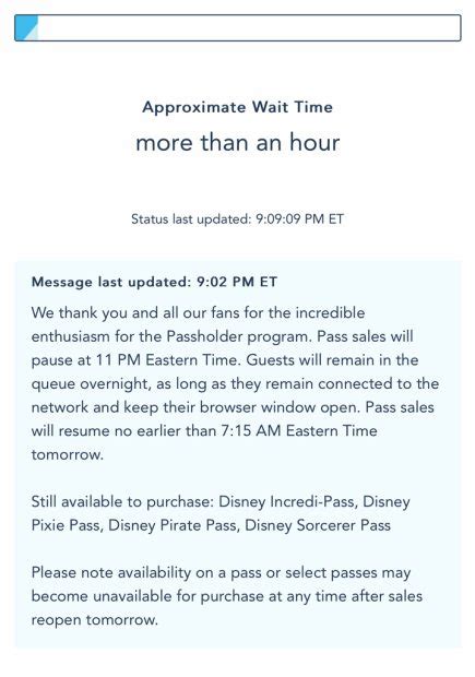 Disney World To Pause Annual Pass Sales Overnight Stay In The Queue
